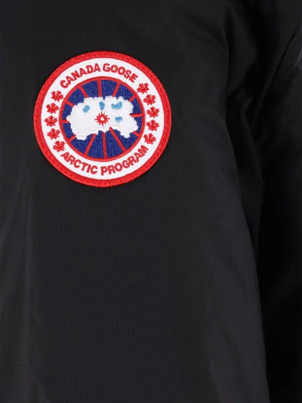 Canada Goose Long-sleeved Down Jacket With Snap Closure
