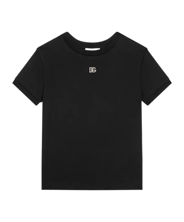 Dolce & Gabbana Embellished Logo T-shirt