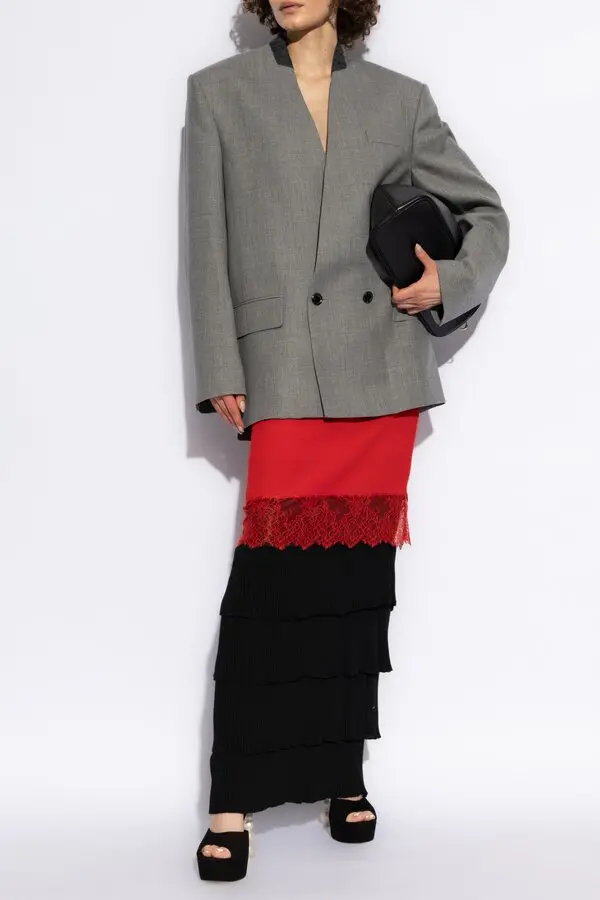 Moschino Double Breasted Loose-fit Blazer