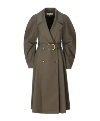 Loewe Double Breasted Belted Trench Coat - Rodengreen