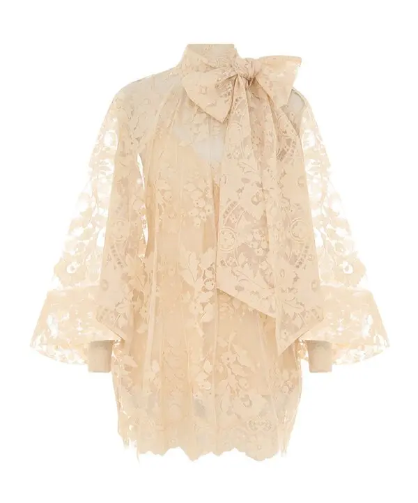 Zimmermann Illustration Lace Blouse