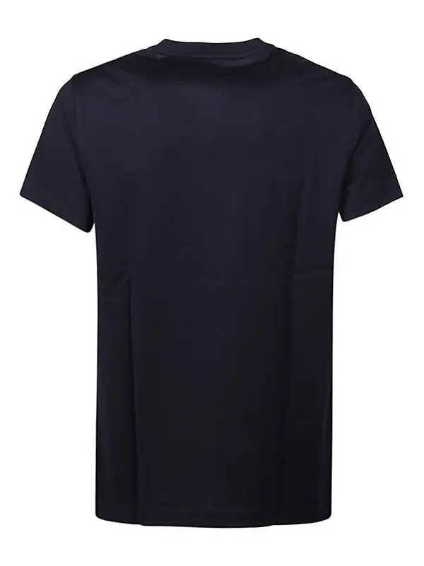 Burberry Logo Embroidered Crewneck T-shirt - Black