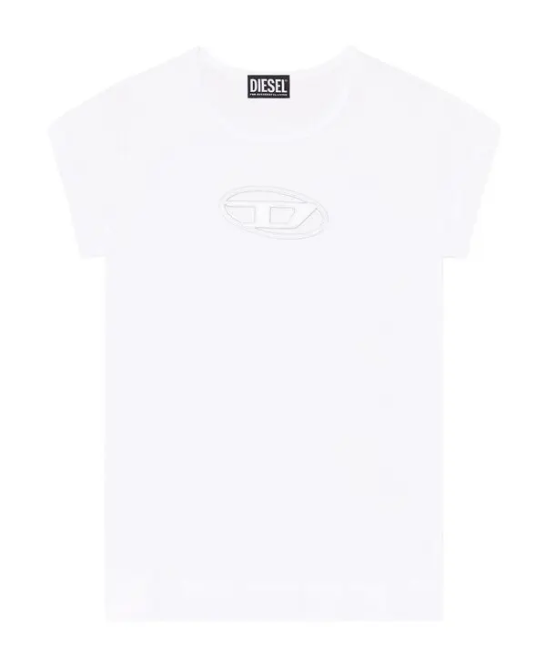 DIESEL® T-angie Crewneck Short-sleeved T-shirt - White