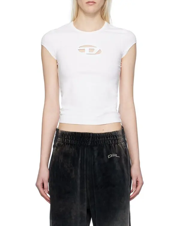 DIESEL® T-angie Cut-out T-shirt - White