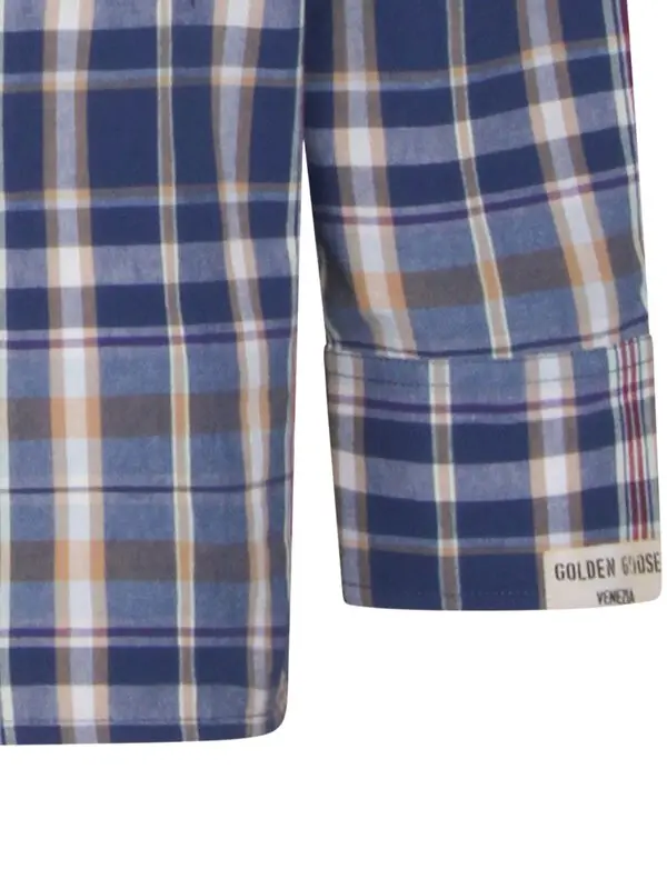GOLDEN GOOSE Long Sleeved Checked Shirt