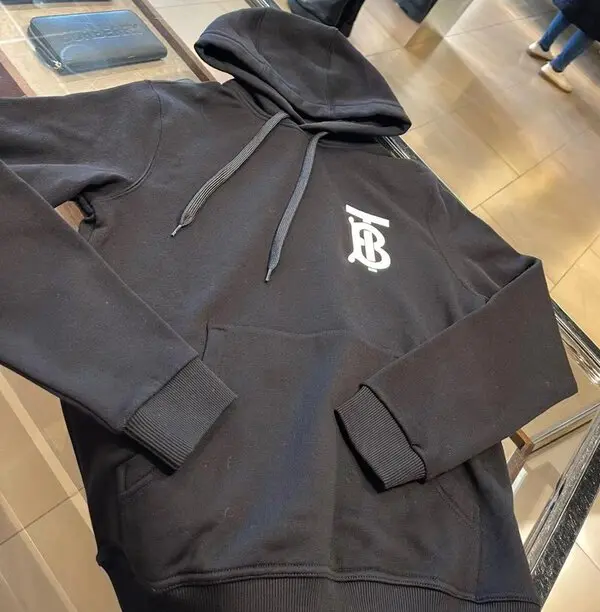 Burberry Monogram Hoodie - Black