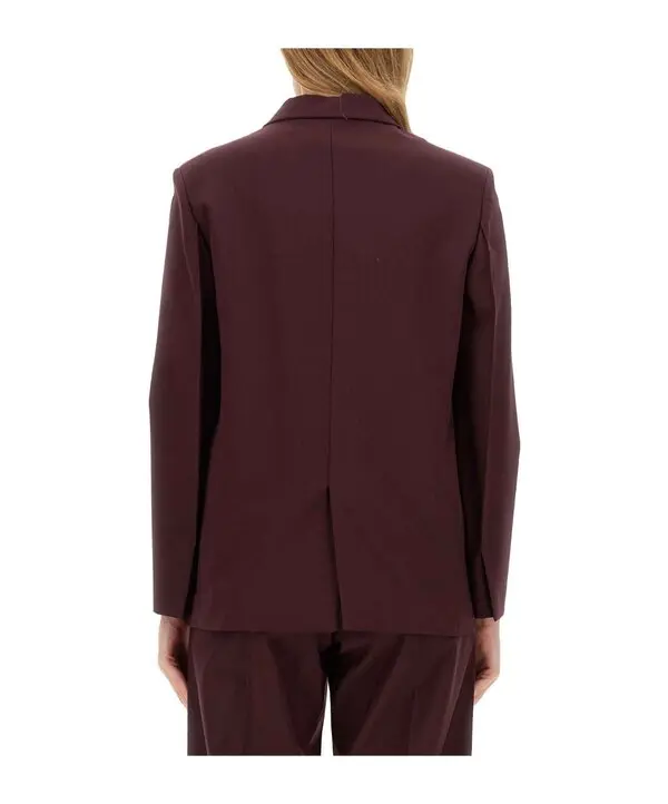 ALYSI Peak Lapel Straight Hem Blazer