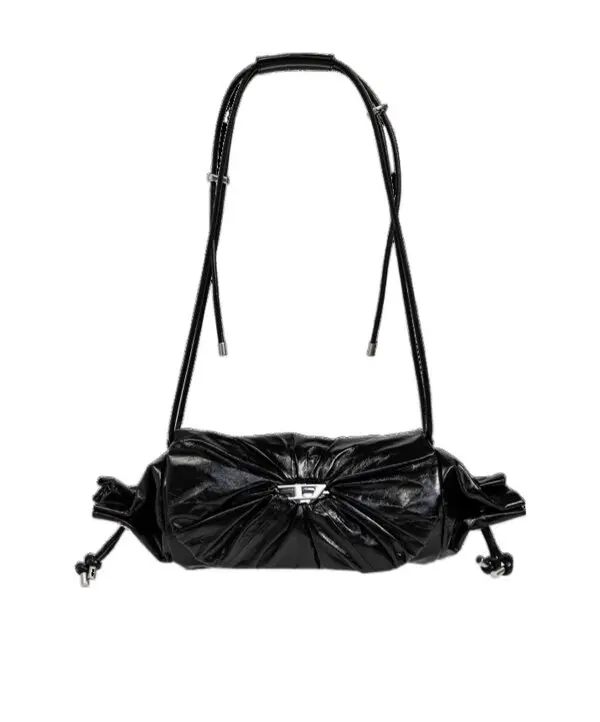 DIESEL® Scrunch-d Shoulder Bag - Black