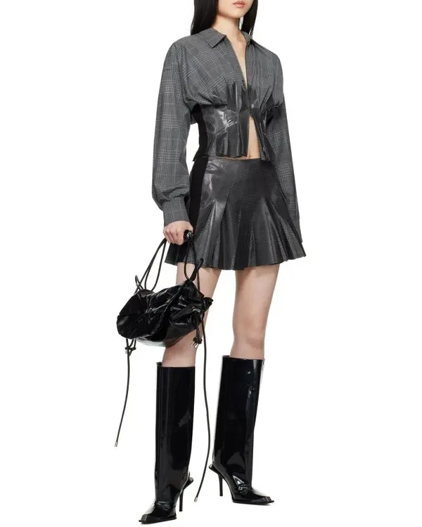 DIESEL® Scrunch-d Shoulder Bag - Black