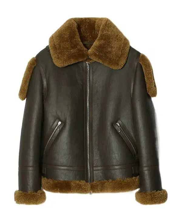 Burberry Shearling Aviator Jacket
