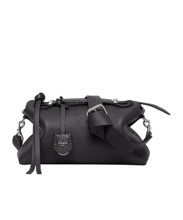 Fendi Selleria Medium Shoulder Bag - Black