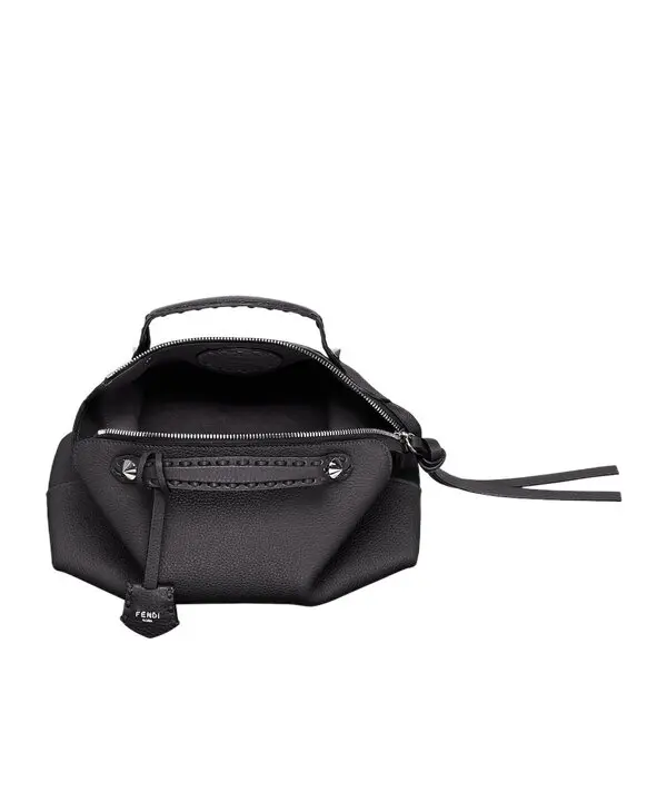 Fendi Selleria Medium Shoulder Bag - Black
