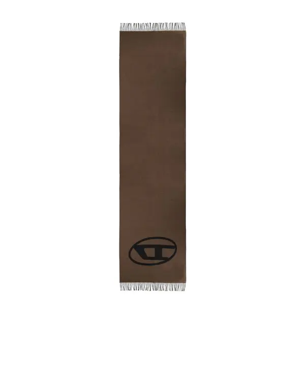 DIESEL® Fringed Scarf - Brown