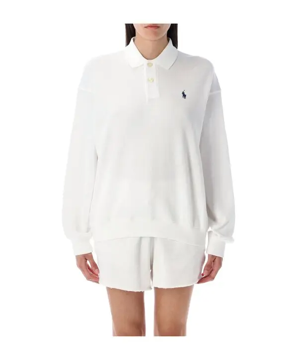 Polo Ralph Lauren Long-sleeved Polo Shirt - White