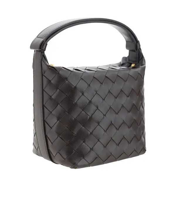 Bottega Veneta Candy Wallace Bag - Black