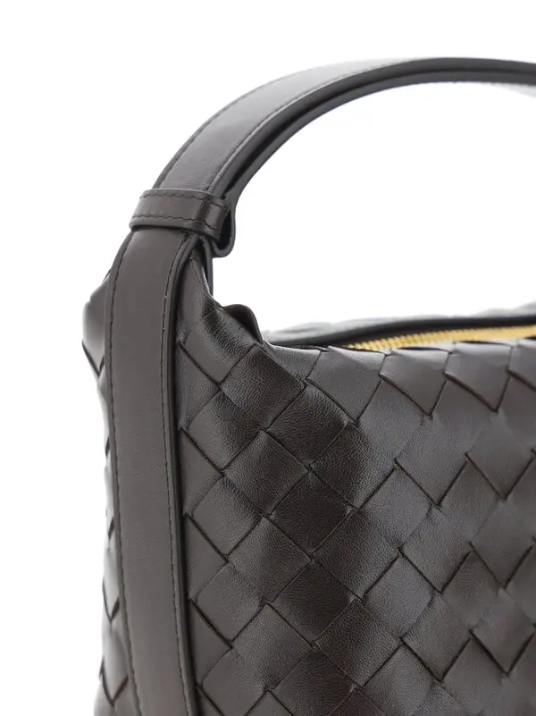 Bottega Veneta Candy Wallace Bag - Black