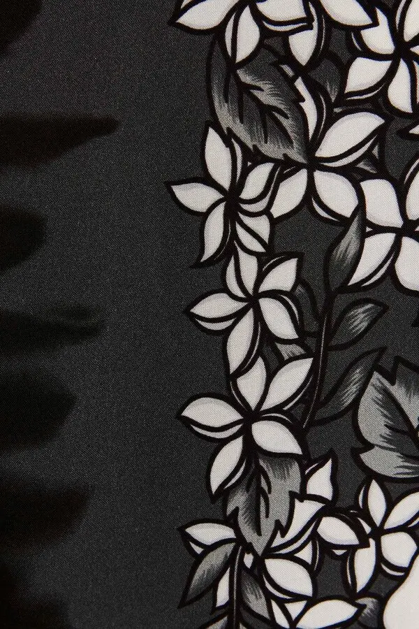 Dsquared2 Floral-print Long-sleeved Shirt