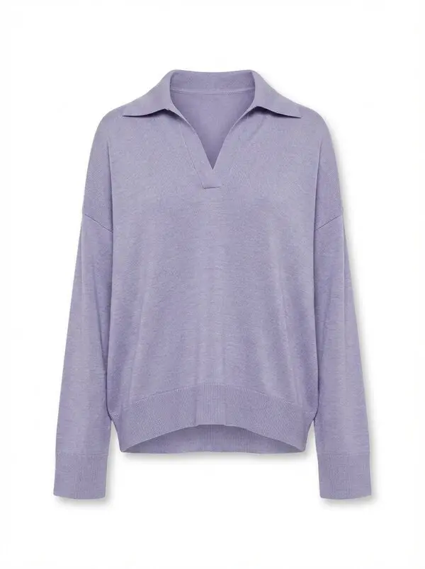 Bottega Veneta Embroidered Knit Polo Shirt - Blue
