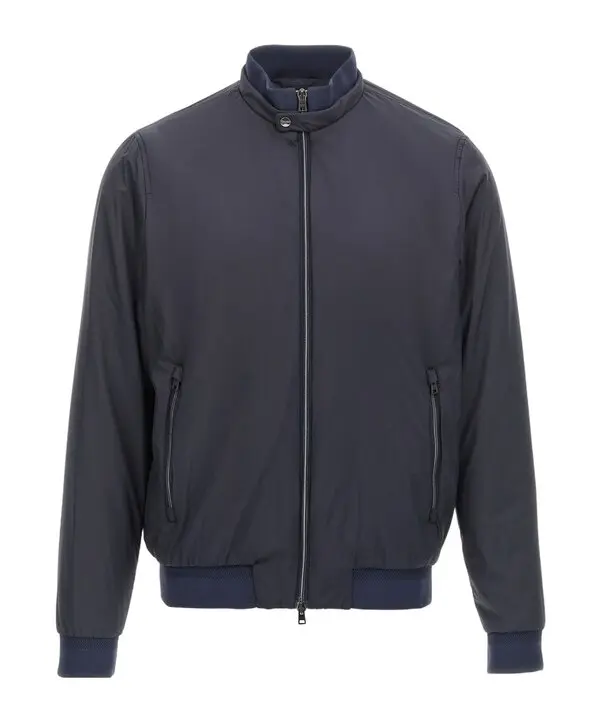 Herno Zip-up Bomber Jacket - Blue