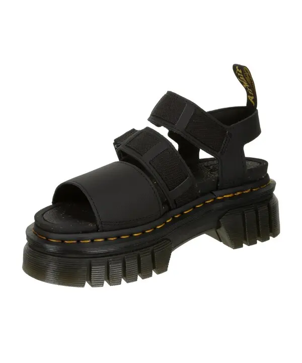 Dr. Martens Open-toed Flat Sandals With Thick Sole