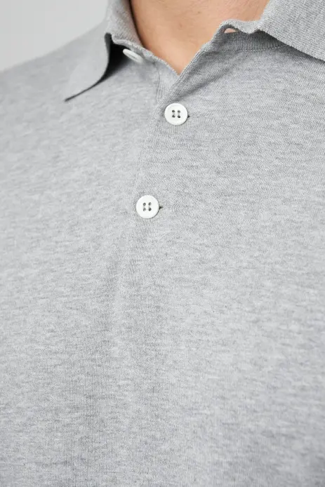 Brunello Cucinelli Long-sleeved Knitted Polo Shirt