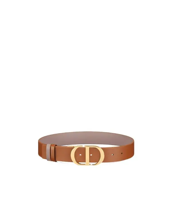 Dior 30 Montaigne Reversible Belt - Brown