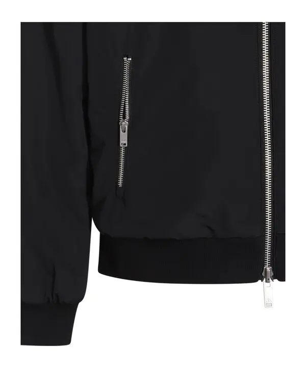 Moose Knuckles Long-sleeved Zip-up Bomber Jacket