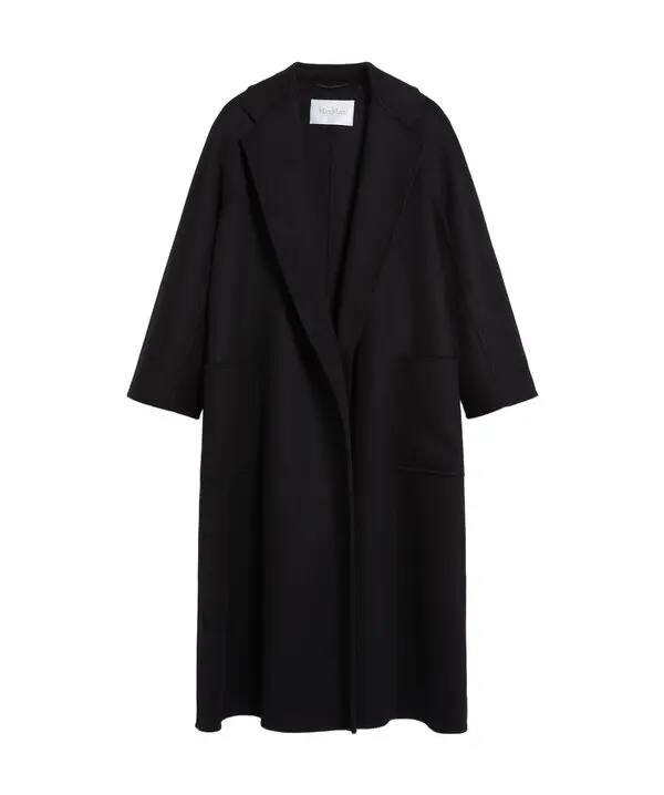 Max Mara Ludmilla Belted Long Coat - Black