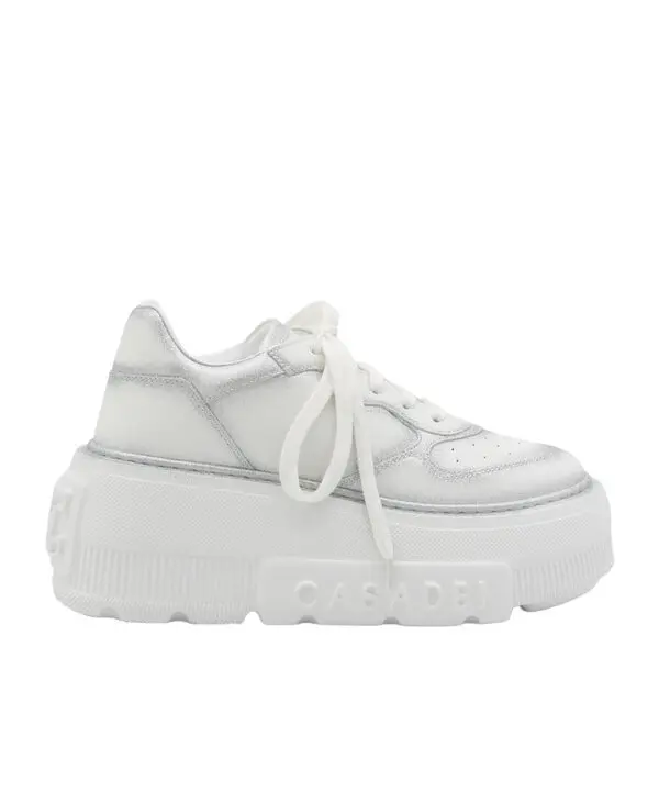 Casadei Platform Low-top Sneakers - White