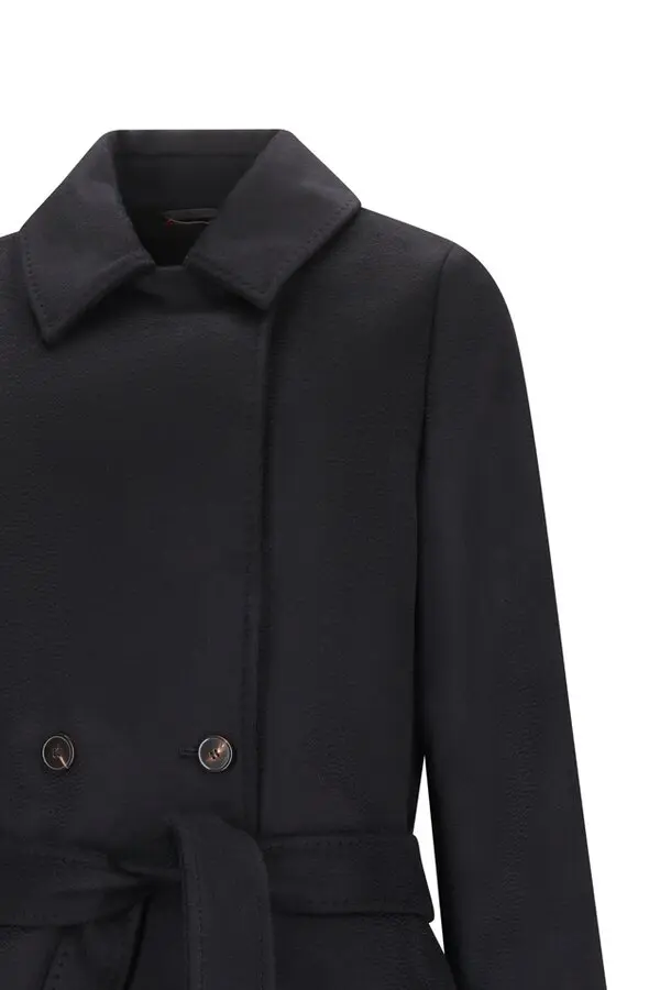 Max Mara Belted Long-sleeved Coat