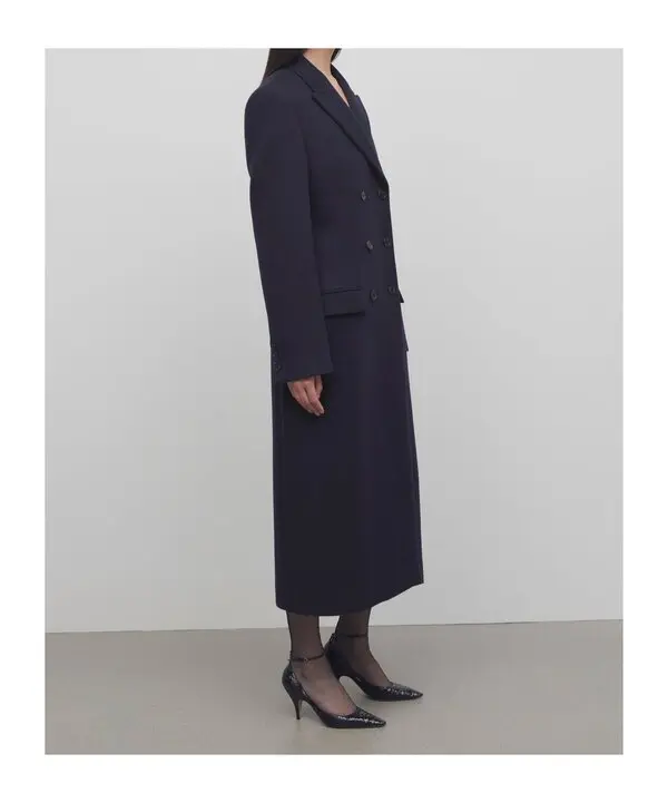 THE ROW Double-breasted Long Coat