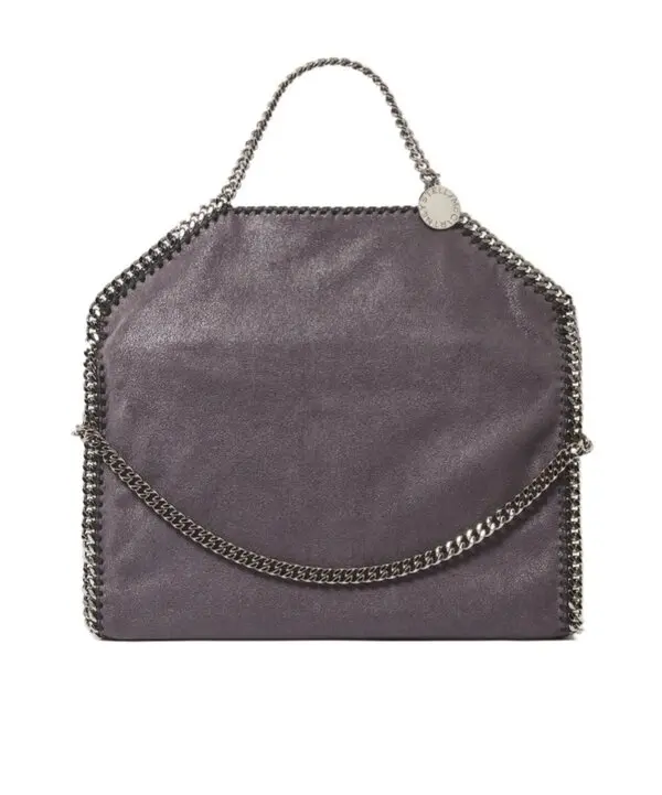 Stella McCartney Falabella Fold Over Tote Bag - Bark