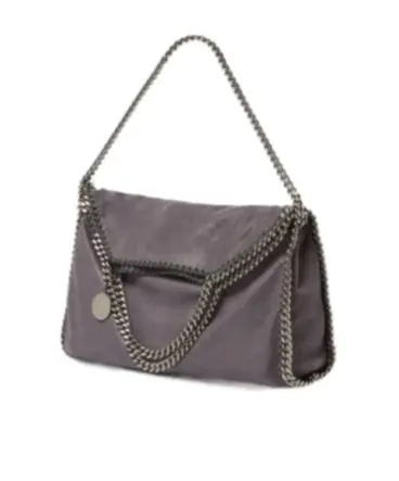 Stella McCartney Falabella Fold Over Tote Bag - Bark
