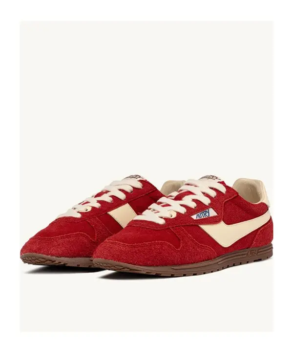 AUTRY Windspin Lace-up Sneakers - Ruby/turnip