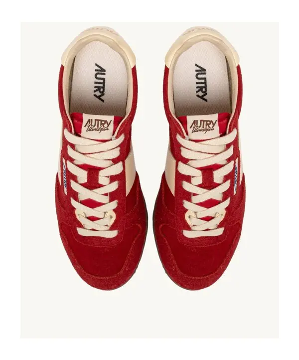 AUTRY Windspin Lace-up Sneakers - Ruby/turnip