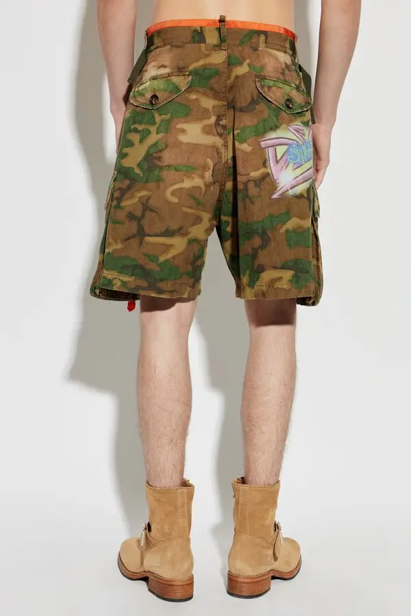 Dsquared2 Embellished Cargo Shorts