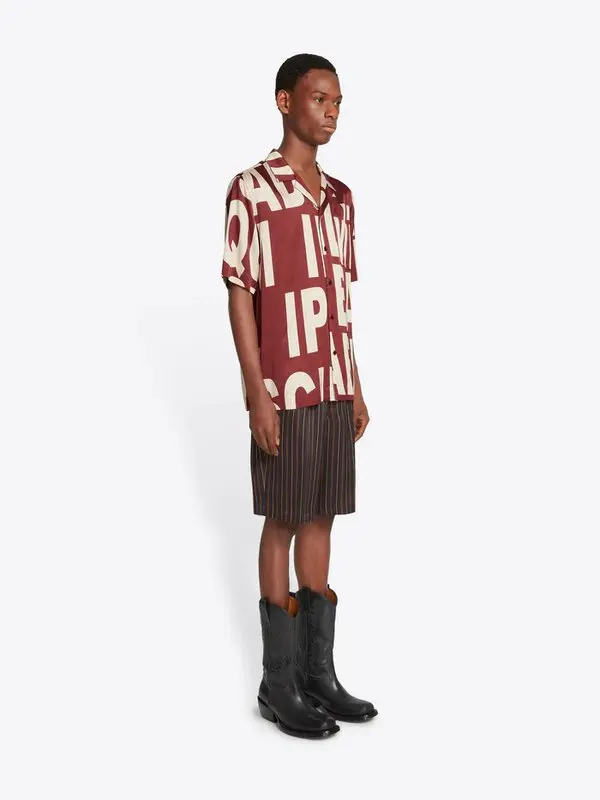 Dries Van Noten Logo Printed Buttoned Shirt