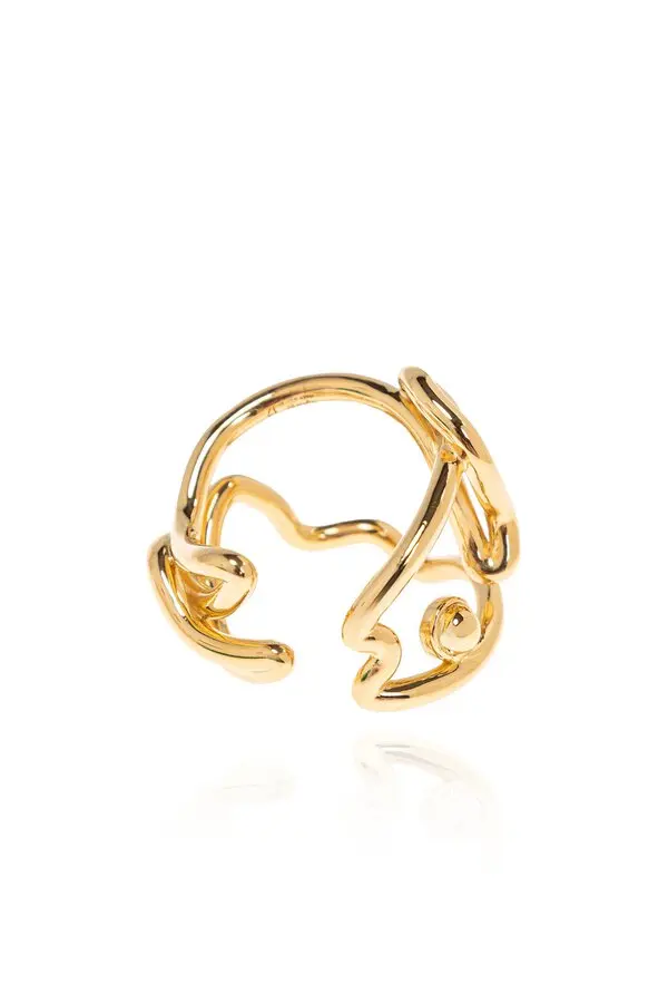 Bottega Veneta Fish Ring - Yellow
