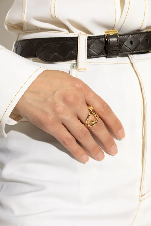 Bottega Veneta Fish Ring - Yellow
