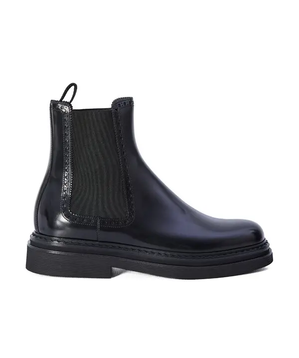 Dolce & Gabbana Round Toe Chelsea Boots