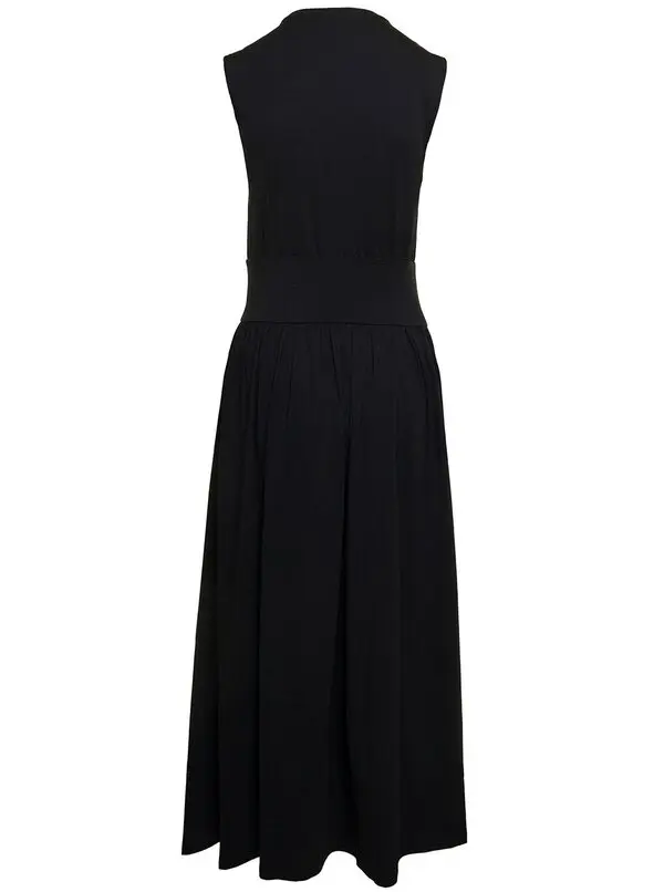 TOTEME Sleeveless Pleated Midi Dress