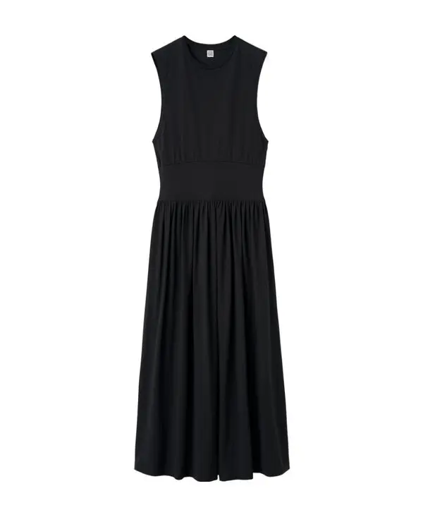 TOTEME Sleeveless Pleated Midi Dress - No