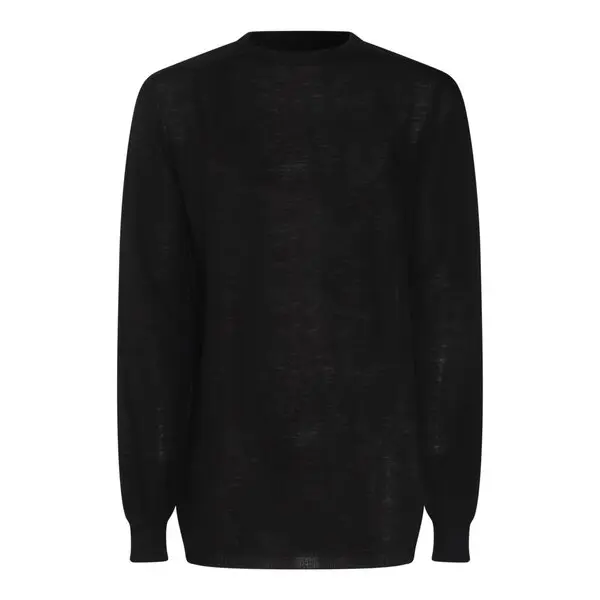 Rick Owens Oversized Level Sweater - Black