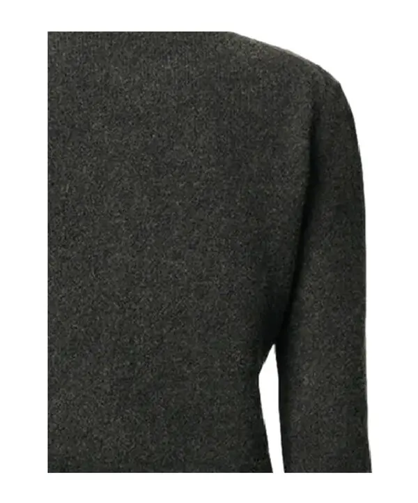 AMI Paris Heart Embroidered Cashmere Cardigan - No