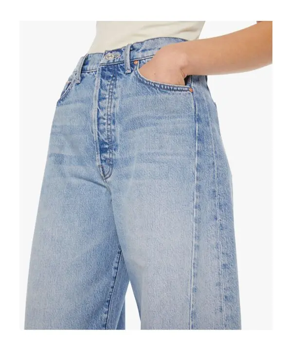 MOTHER Panelled Cotton Jeans