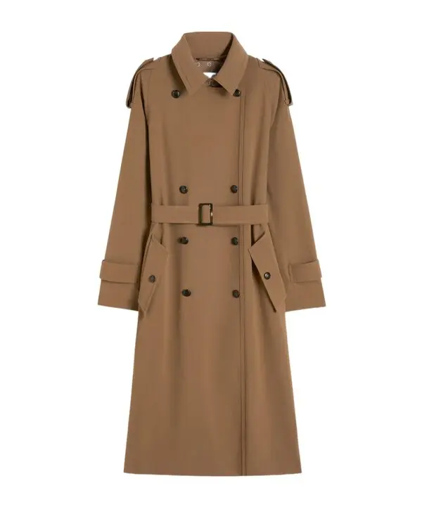 Max Mara Certo Double-breasted Belted Trench Coat - Brown