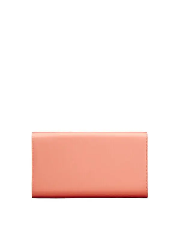 ROGER VIVIER Embellished Satin Clutch Bag - Pink