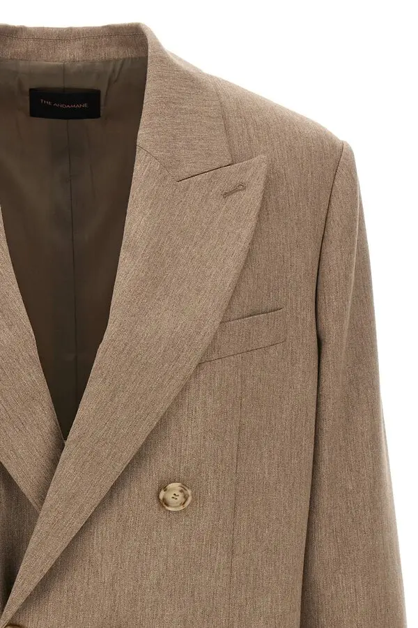 Andamane Pixie Suit Coat - Brown