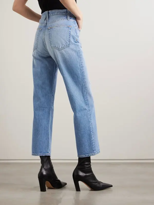 SLVRLAKE London High-waisted Straight Leg Jeans