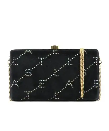 Stella McCartney Logo Shoulder Bag - Black